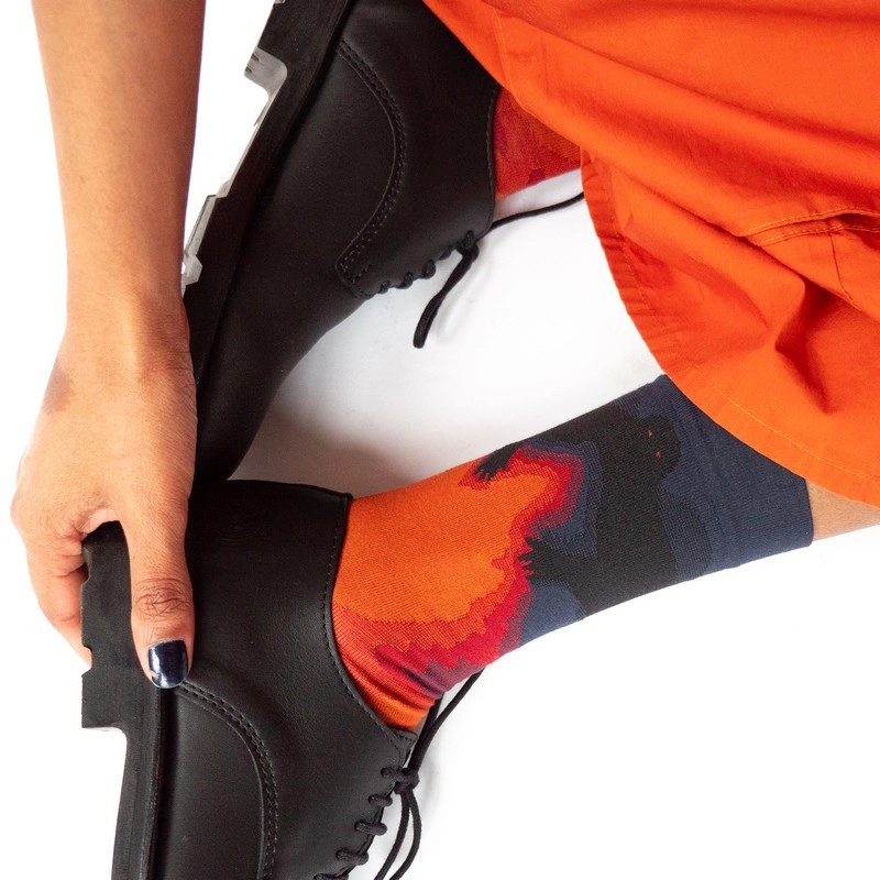 Socks Slate Demon | Le Feu Story | Bonne Maison