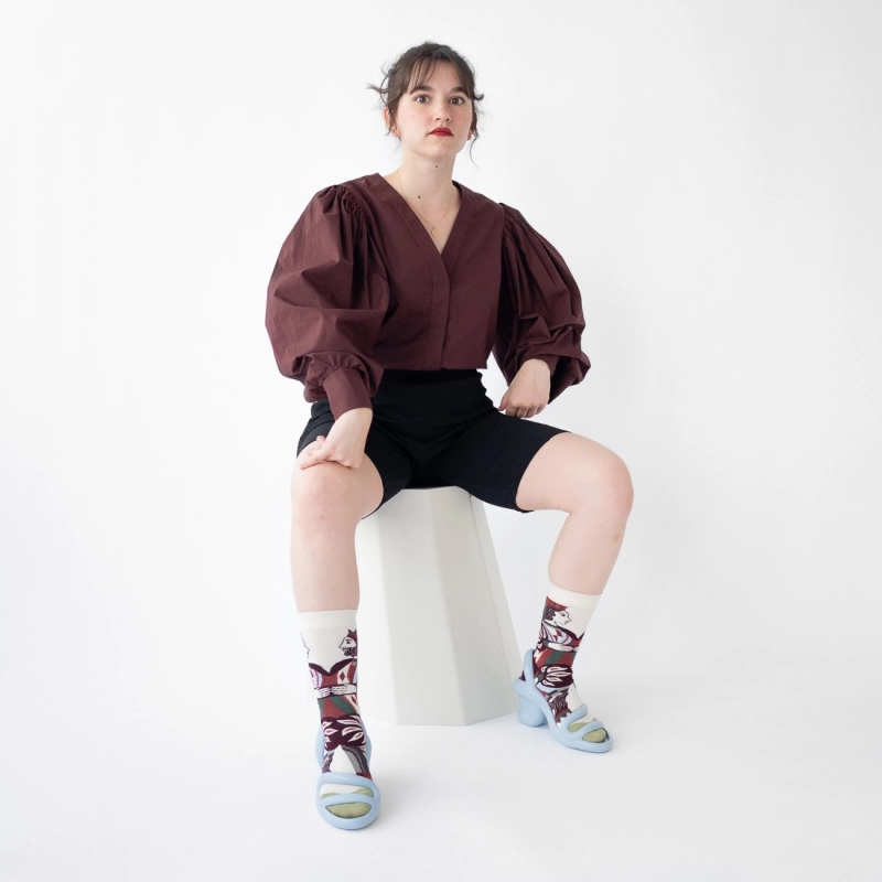 Sock Card Natural | Collection En Scène | Bonne Maison